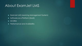 ExamJet LMS | PPT