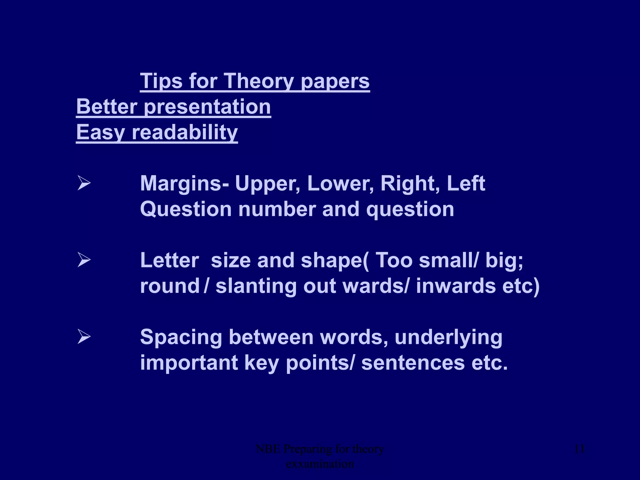 Examnation Preparation.ppt