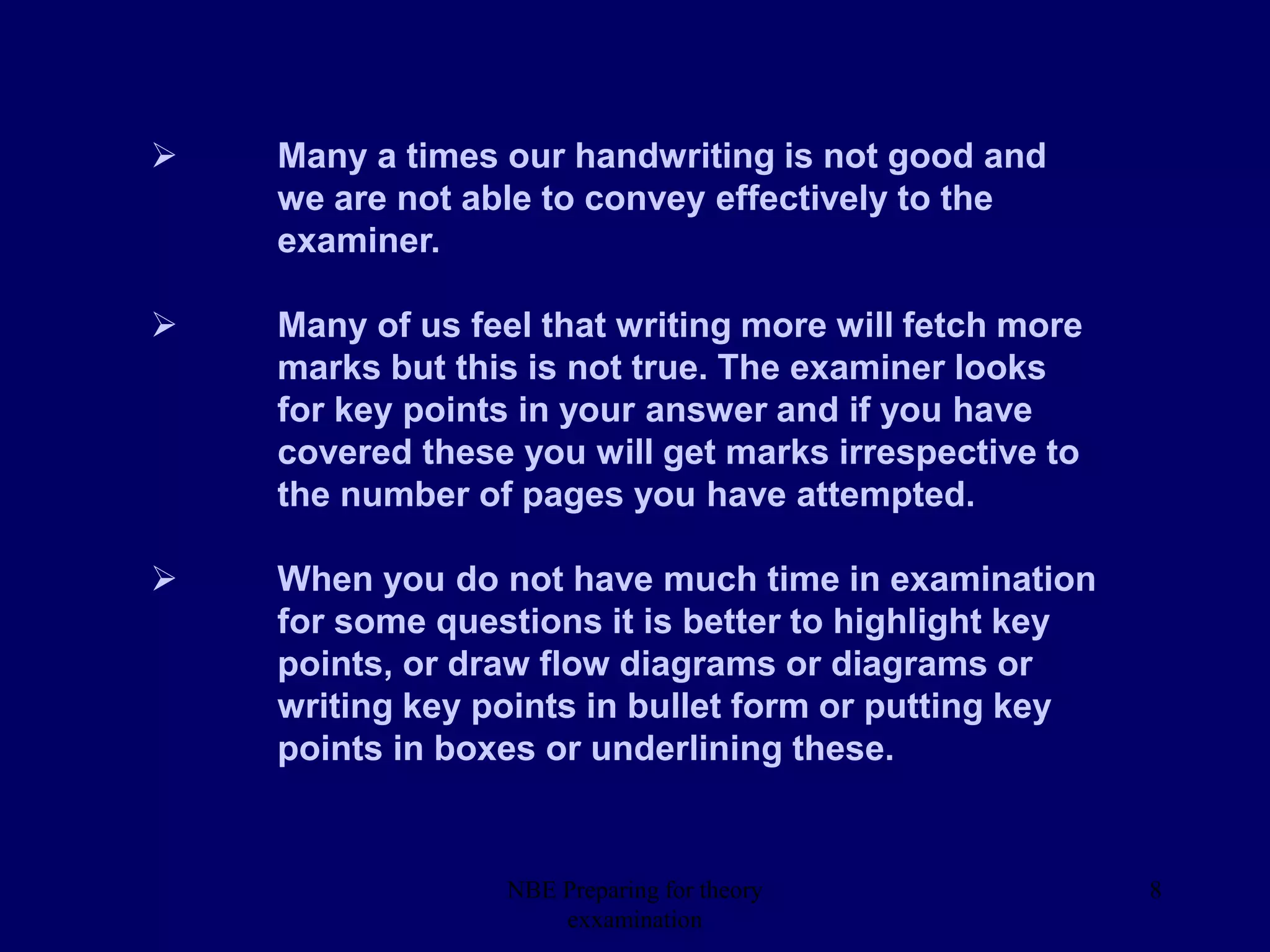 Examnation Preparation.ppt