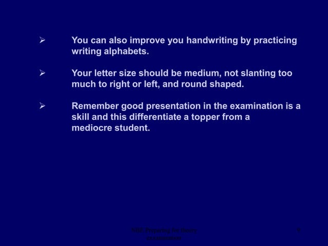 Examnation Preparation.ppt