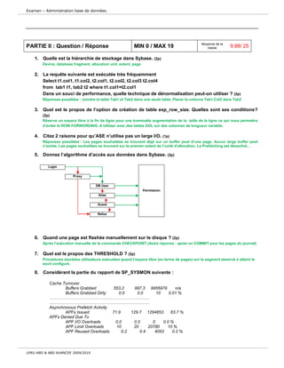 Examne sybase corrige | PDF