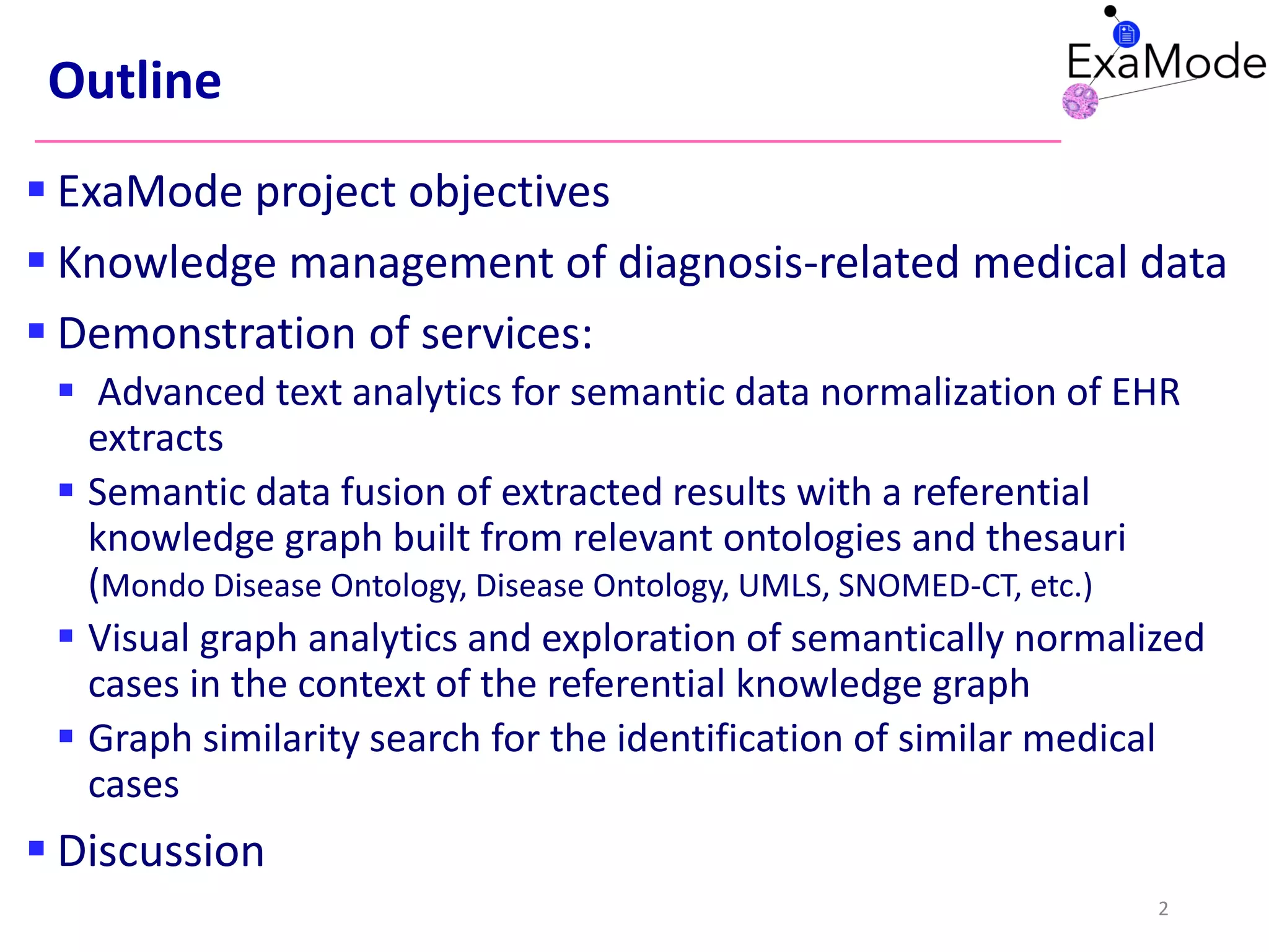 ExaMode: Building Multi-modal Knowledge Graph for Better Diagnostics | PPT