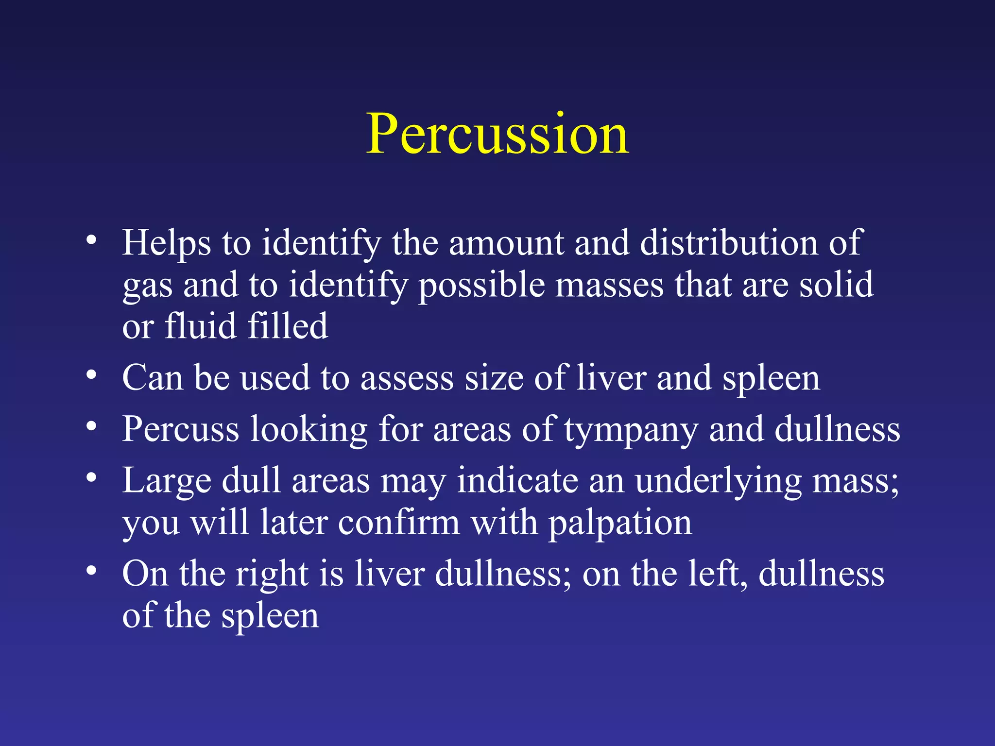 Exam Of Abdomen. | PPT