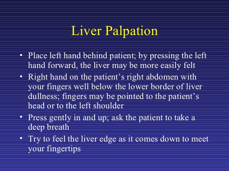 Liver Palpation – Interpretation of Liver Function Tests (LFTs) – ZOPP