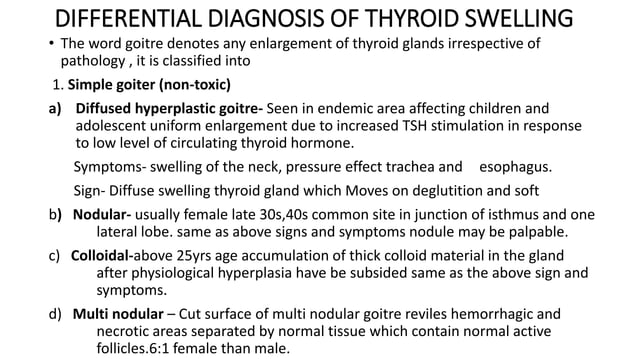 Exam of thyrod gland | PPT