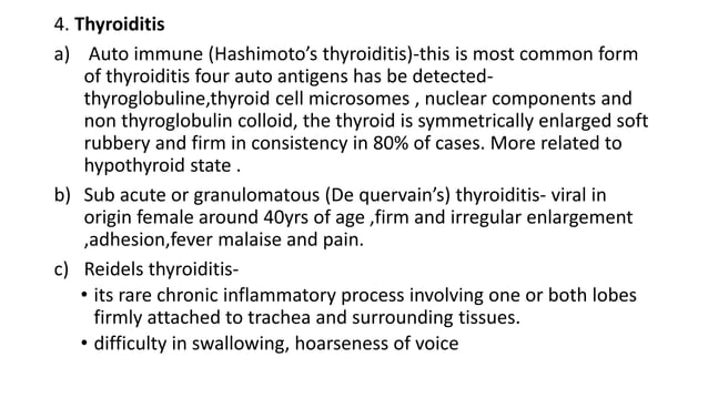 Exam of thyrod gland | PPT