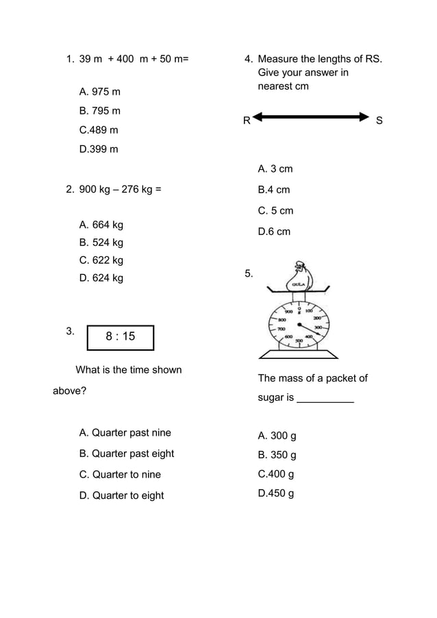 Exam paper1 | DOCX | Physics | Science