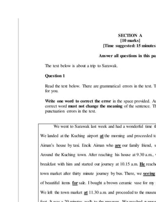 Exam paper 1 | DOCX
