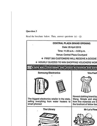 Exam paper 1 | DOCX