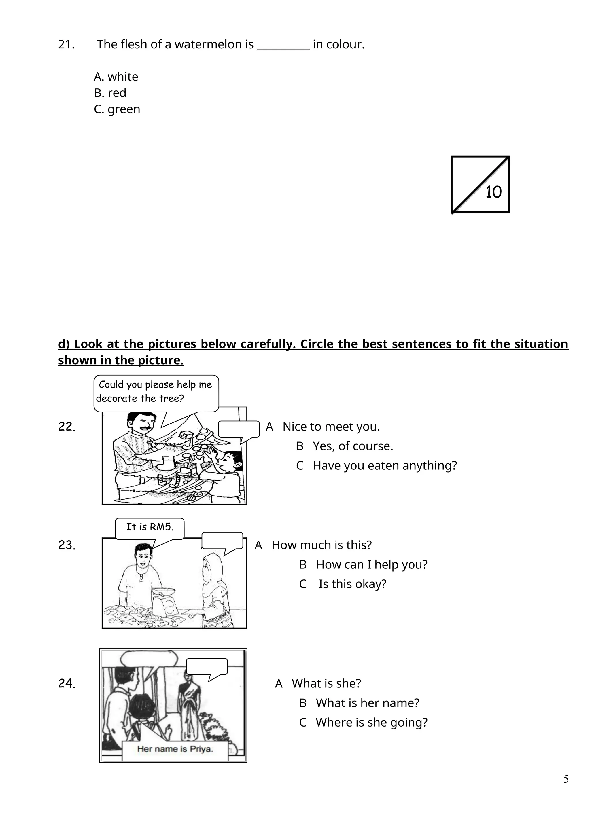 EXAMINATION PAPER YEAR THREE PAPER 1 2024/2025 | DOCX