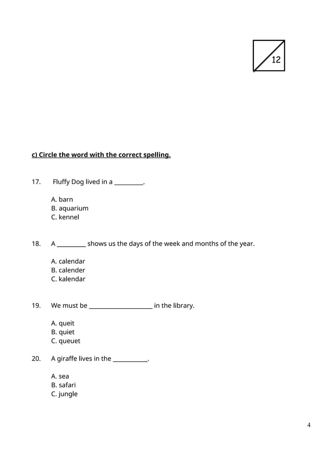 EXAMINATION PAPER YEAR THREE PAPER 1 2024/2025 | PDF