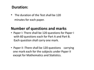 Exam pattern | PPTX