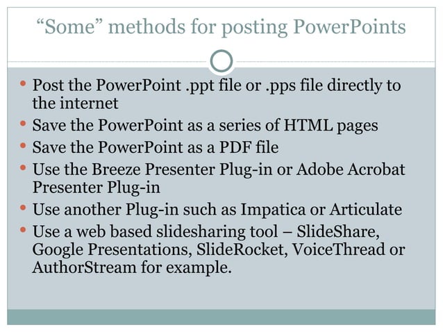 Example Slideshare | PPT