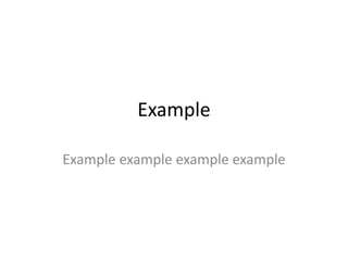 Example | PPT