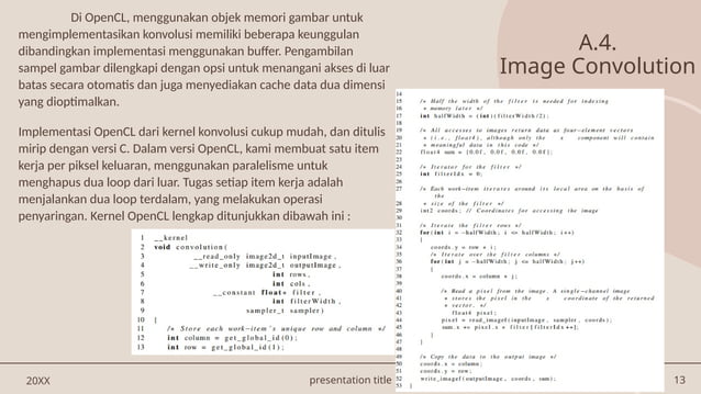 Opencl Example, Contoh-contoh ini menunjukkan langkah-langkah pemrograman yang diperlukan untuk ...