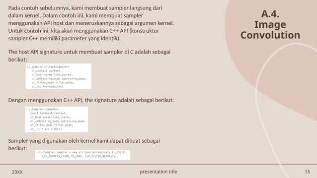 Opencl Example, Contoh-contoh ini menunjukkan langkah-langkah pemrograman yang diperlukan untuk ...