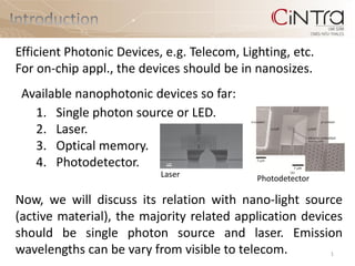 Light source device, single photon sources, and LED | PPT