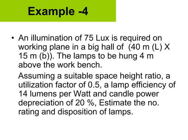 Illumination Example 4 | PPSX