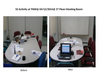 Example-5S Activities carried out at a nonwoven factory | PPTX