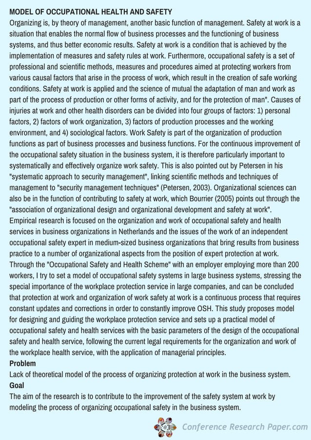 Conference Paper Sample | PDF | Business Administration | Business