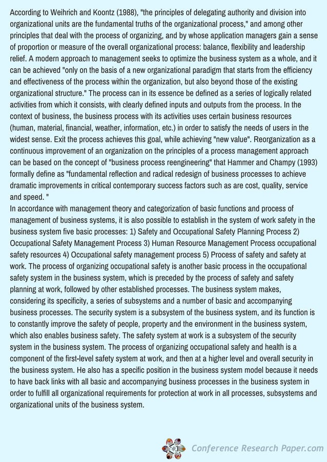 Conference Paper Sample | PDF | Business Administration | Business