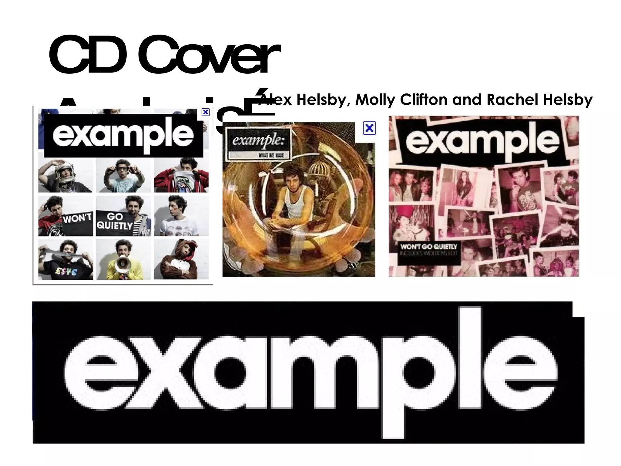 CD Cover Presentation - Example | PPT
