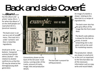 CD Cover Presentation - Example | PPT