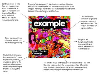 Example CD Cover Presentation | PPT