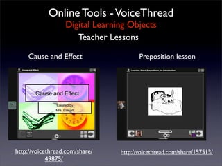 Voicethread Examples in Education | PPT