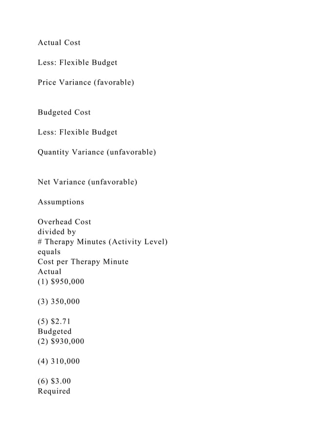 Example 17A Variance AnalysisOur variance analysis example and pr.docx