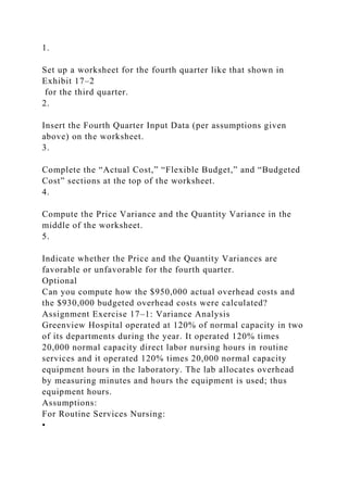 Example 17A Variance AnalysisOur variance analysis example and pr.docx