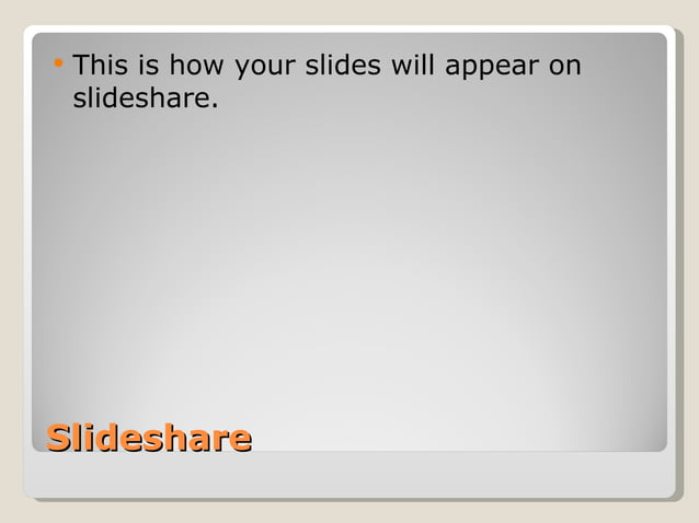 Example 1 slideshare | PPT