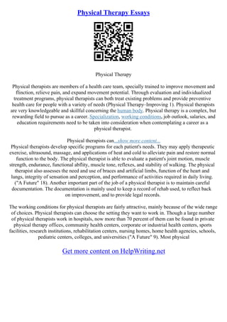 Example 5 Paragraph Essay | PDF