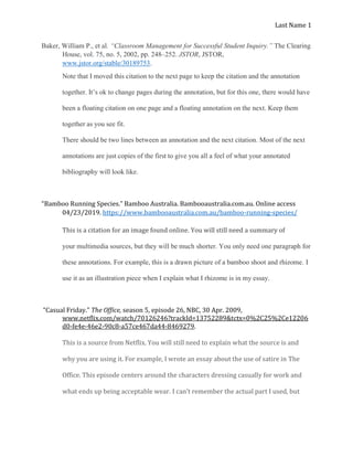 Example annotated b ibliography | PDF