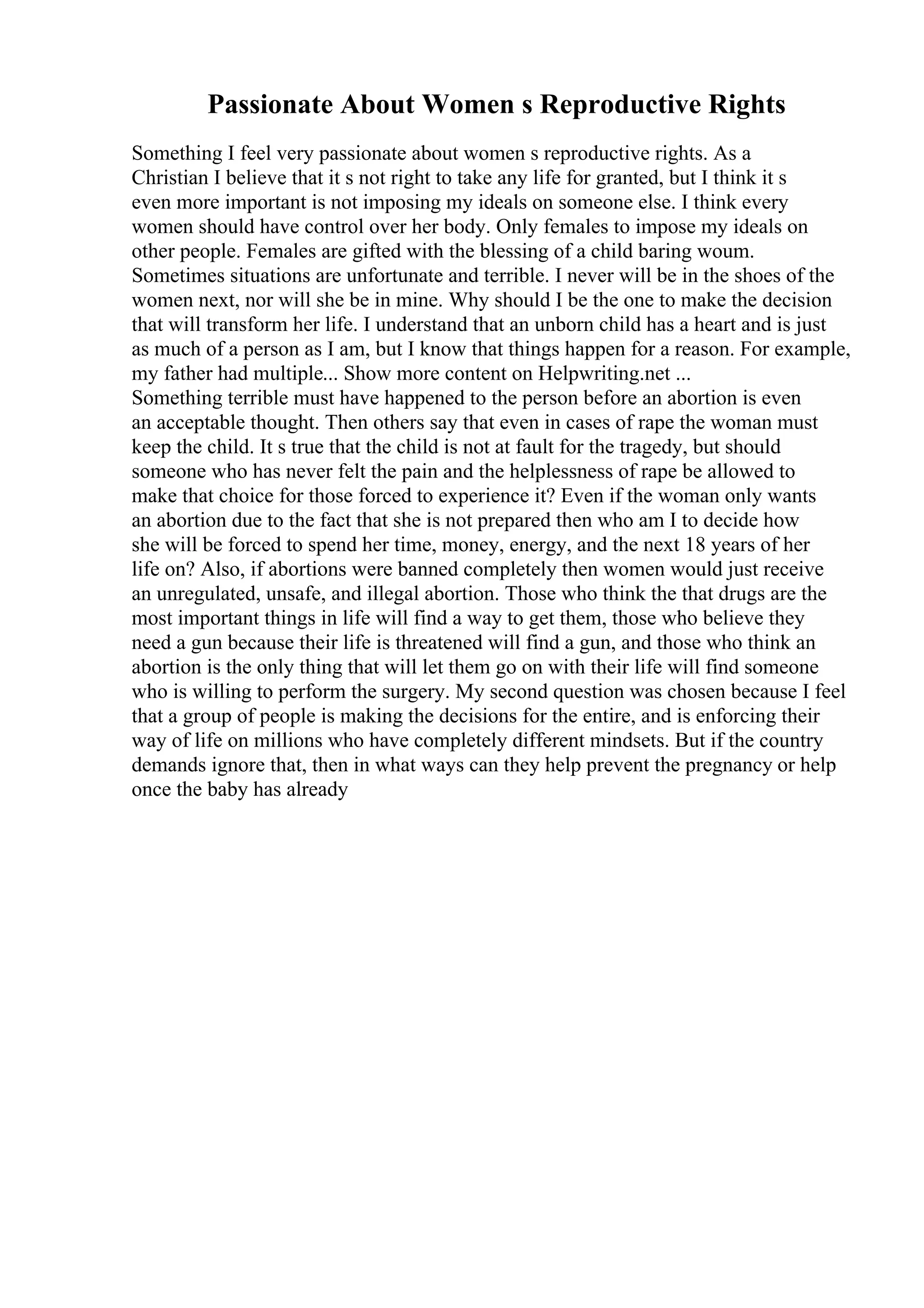 Example Argumentative Essay Outline | PDF