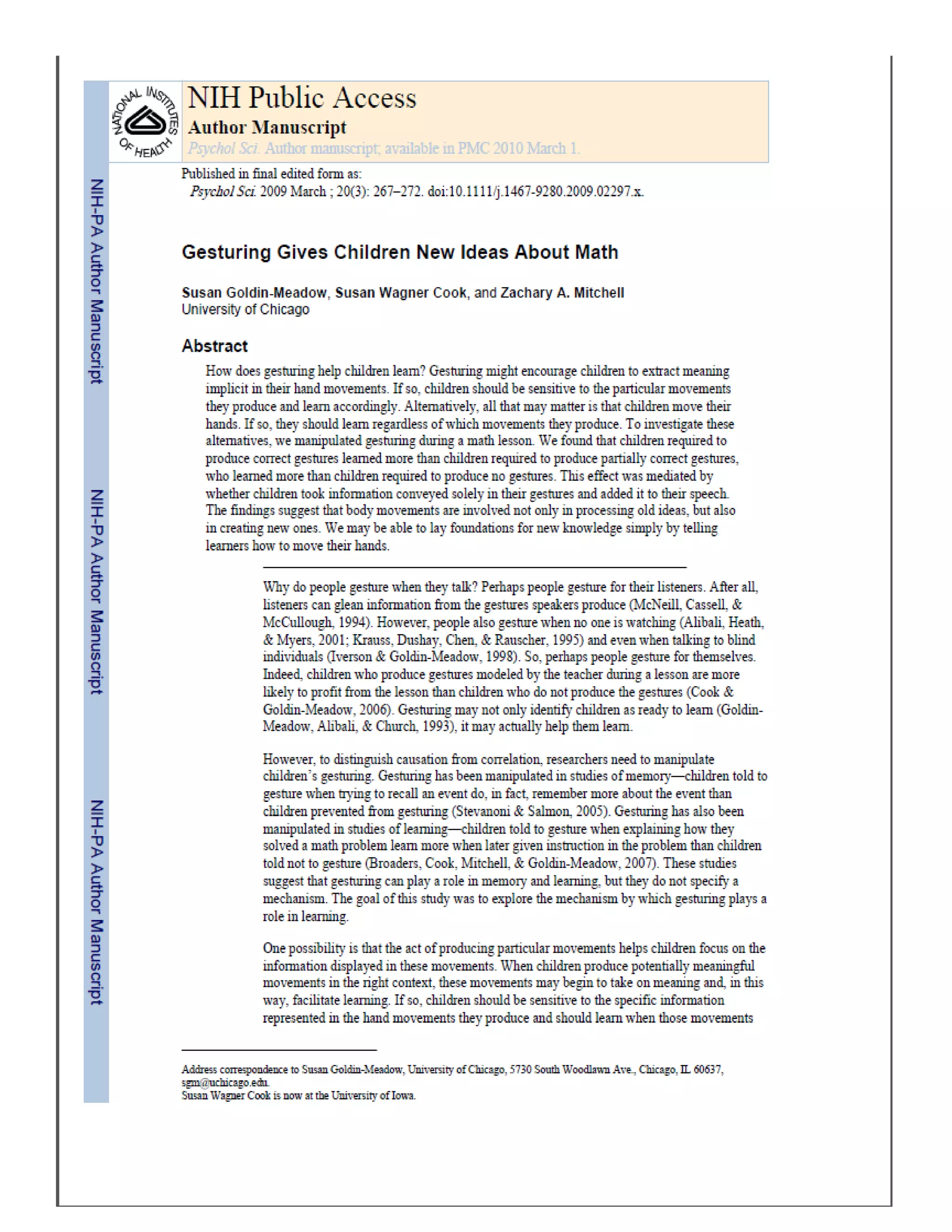 How to write an article summary Example | PDF