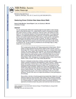 How to write an article summary Example | PDF