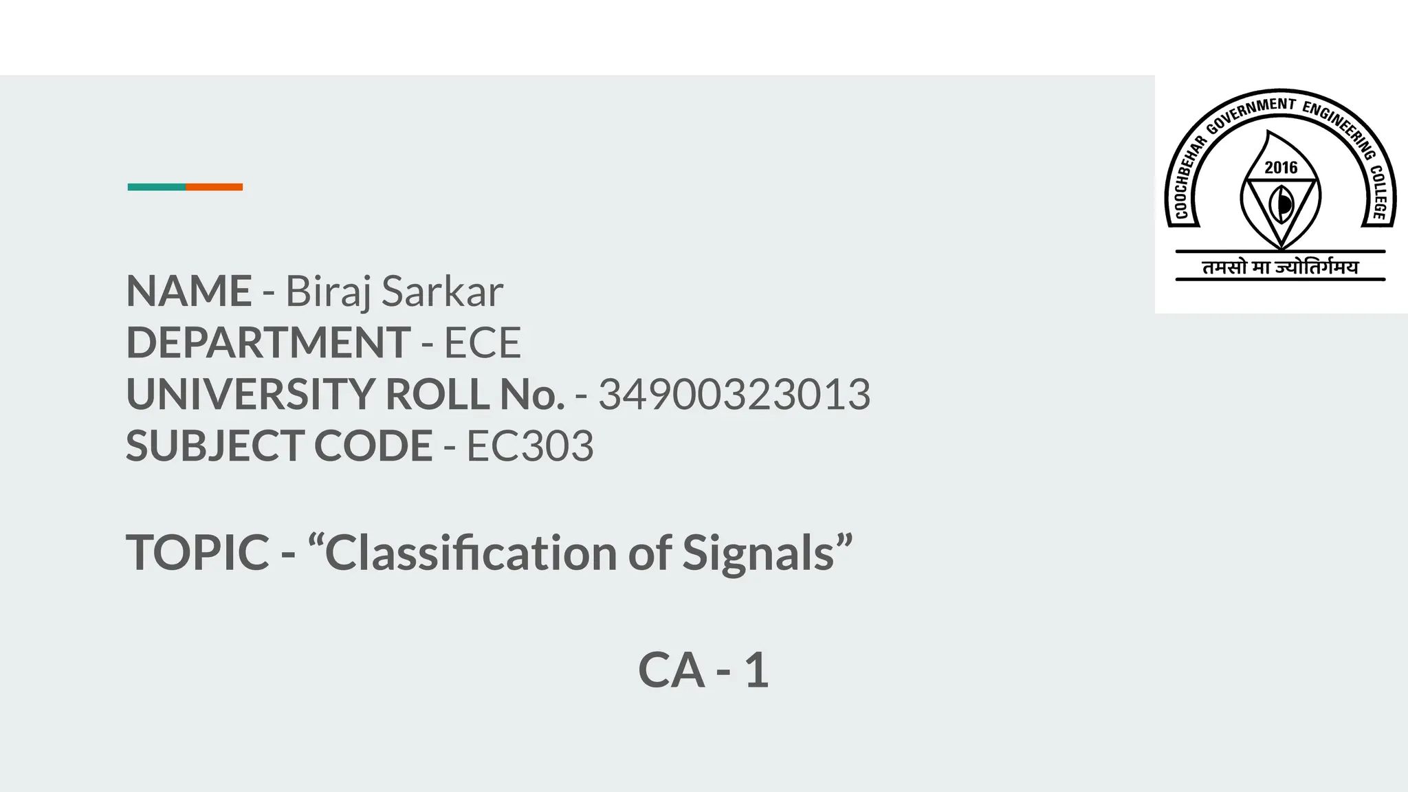 Example CA1.pdf by the Indian individual | PDF
