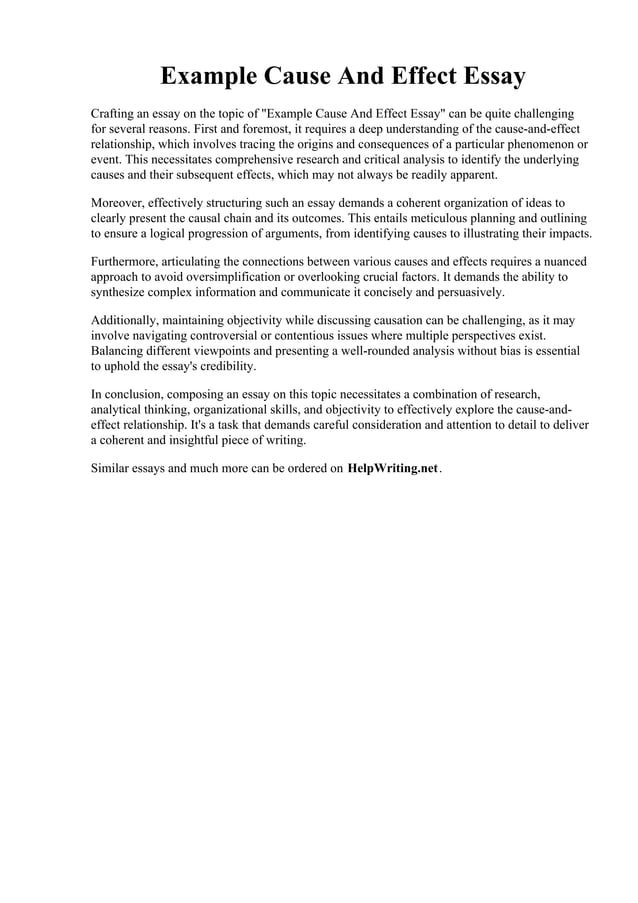Example Cause And Effect Essay.pdf