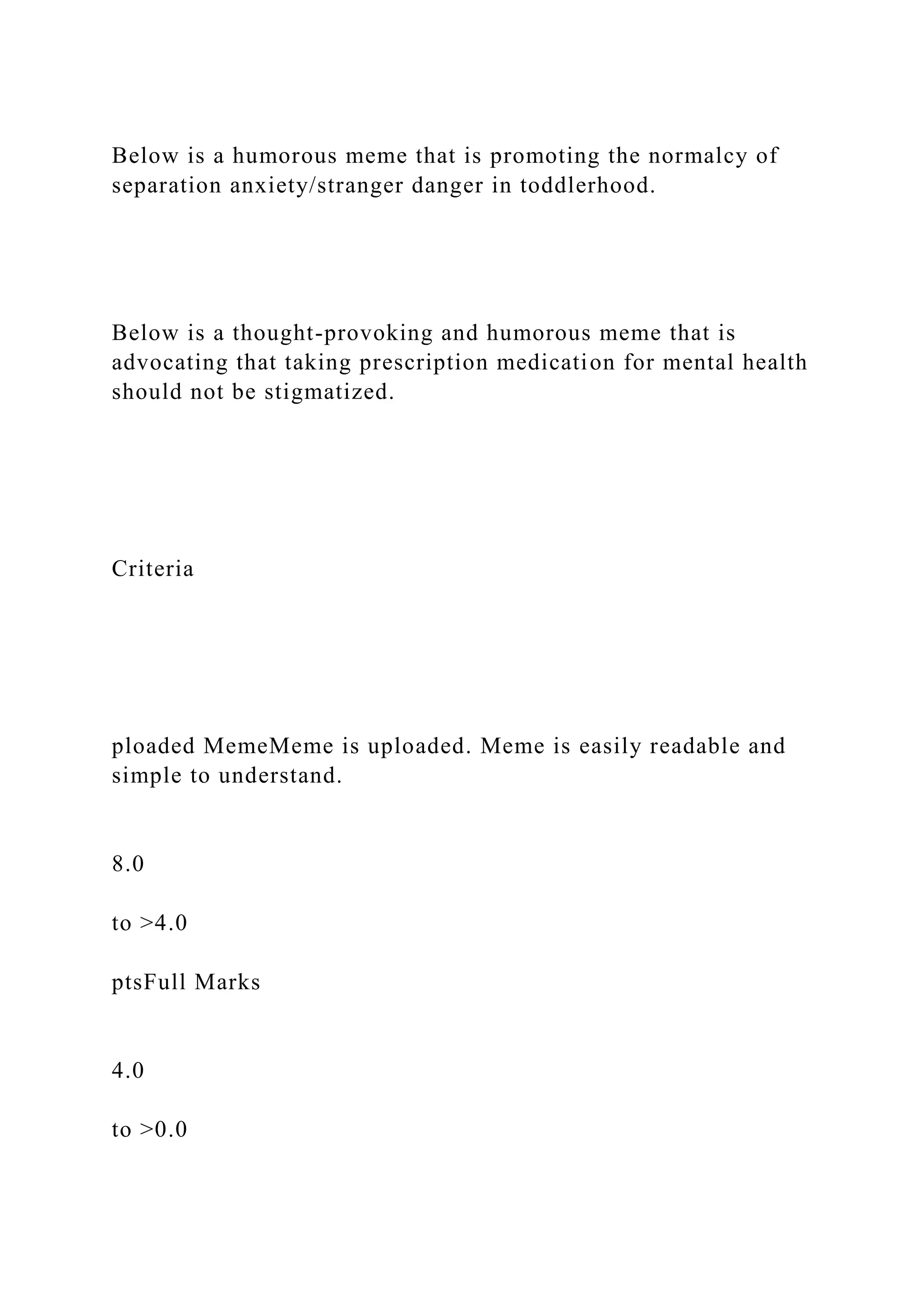 Example Child Development MemesBelow are some examples of Child .docx