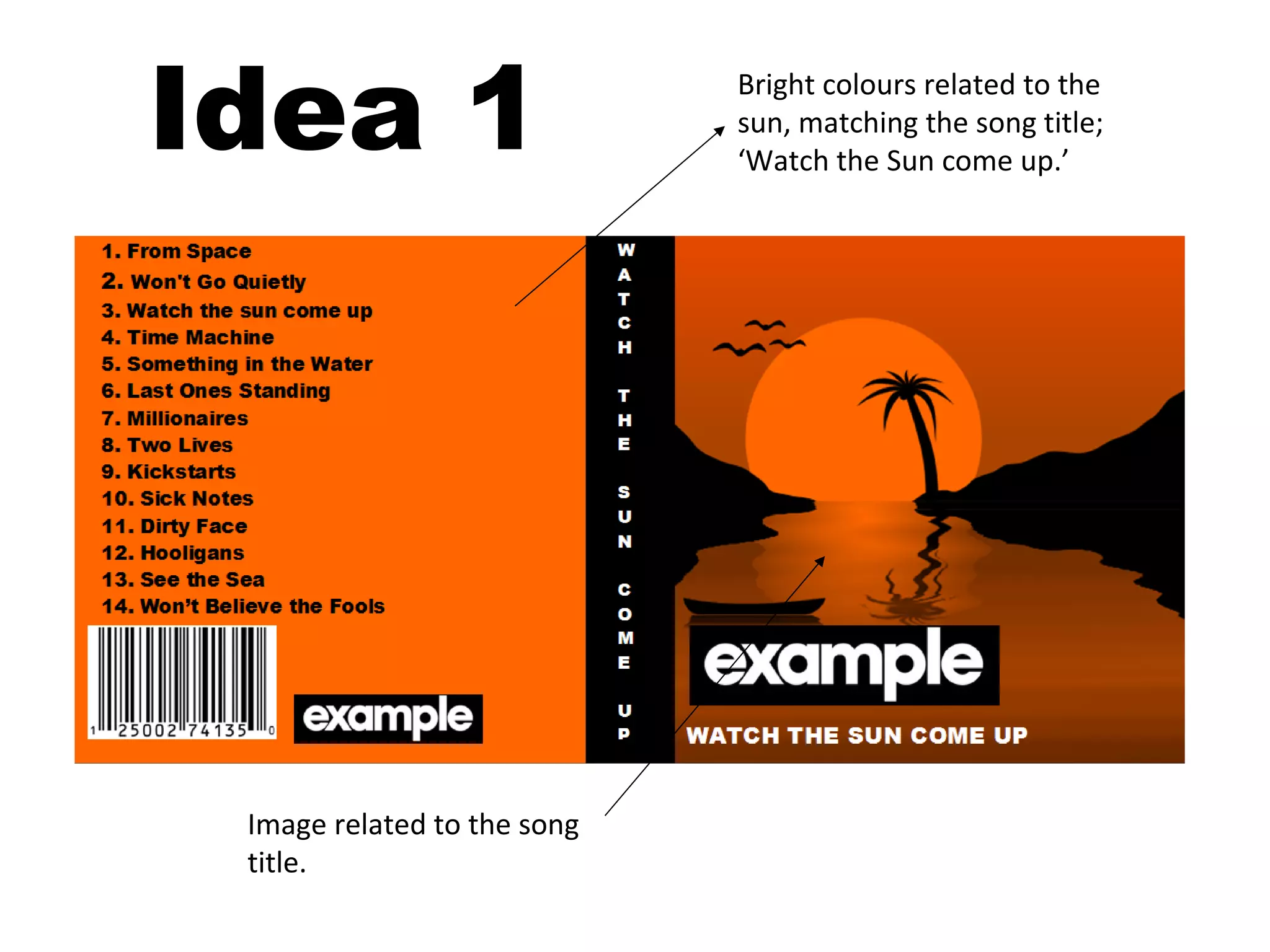 Example CD Cover Ideas Presentation | PPT