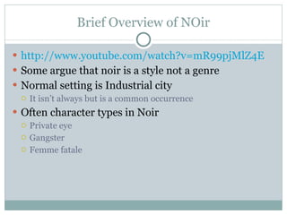 Example cyberpunk noir | PPT