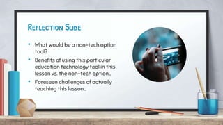 Example EdTech lesson plan presentation | PPT