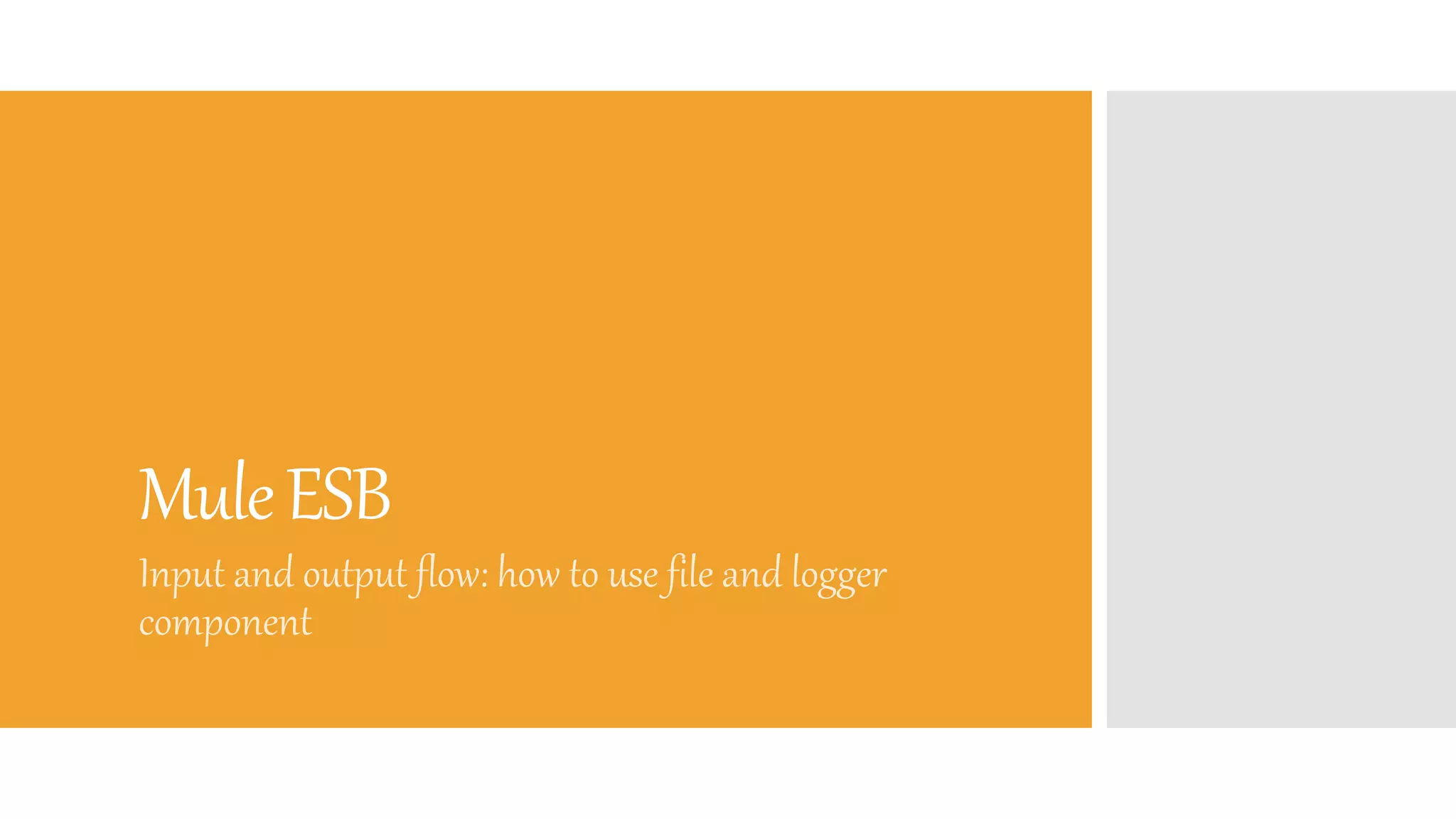 Example esb flow | PPTX