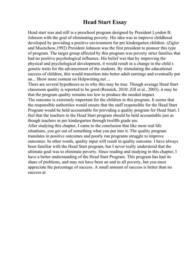 Example Essay About Yourself | PDF