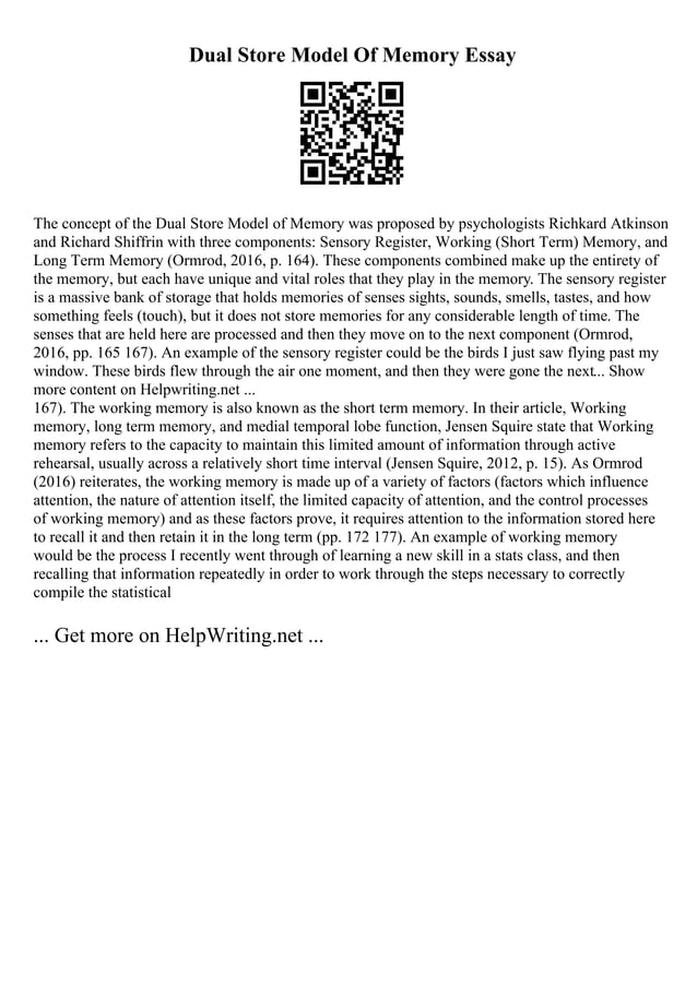 Example Essay With Introduction Body And Conclusion | PDF