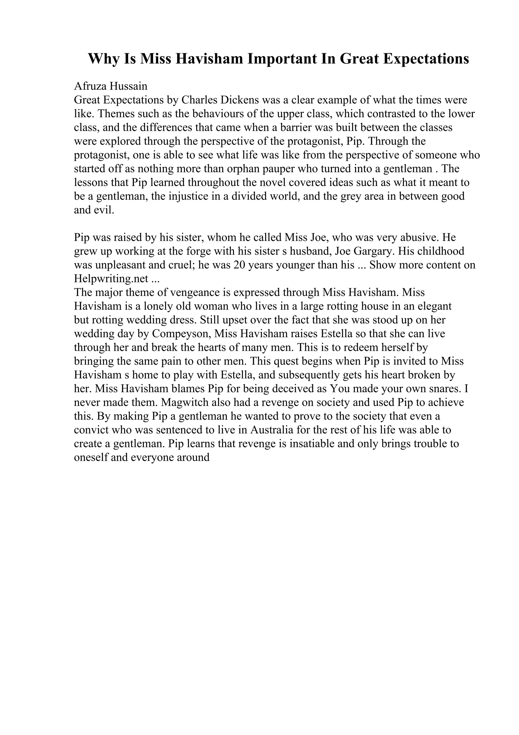 Example Exploratory Essay | PDF