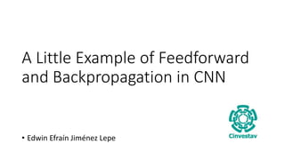 Example feedforward backpropagation | PPTX