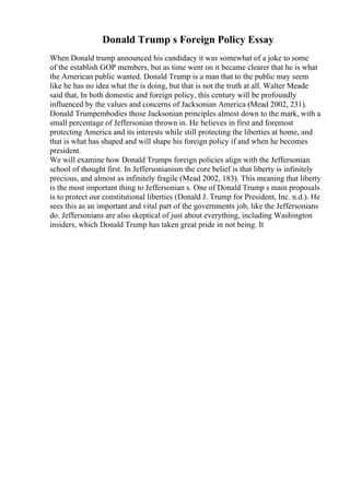 Example For Argumentative Essay | PDF