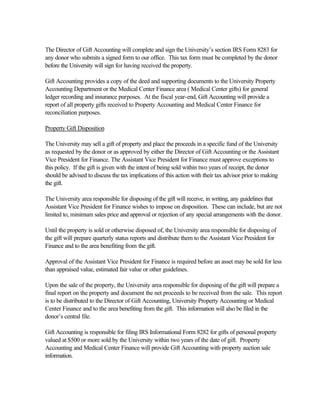 Example gift in kind policy | PDF